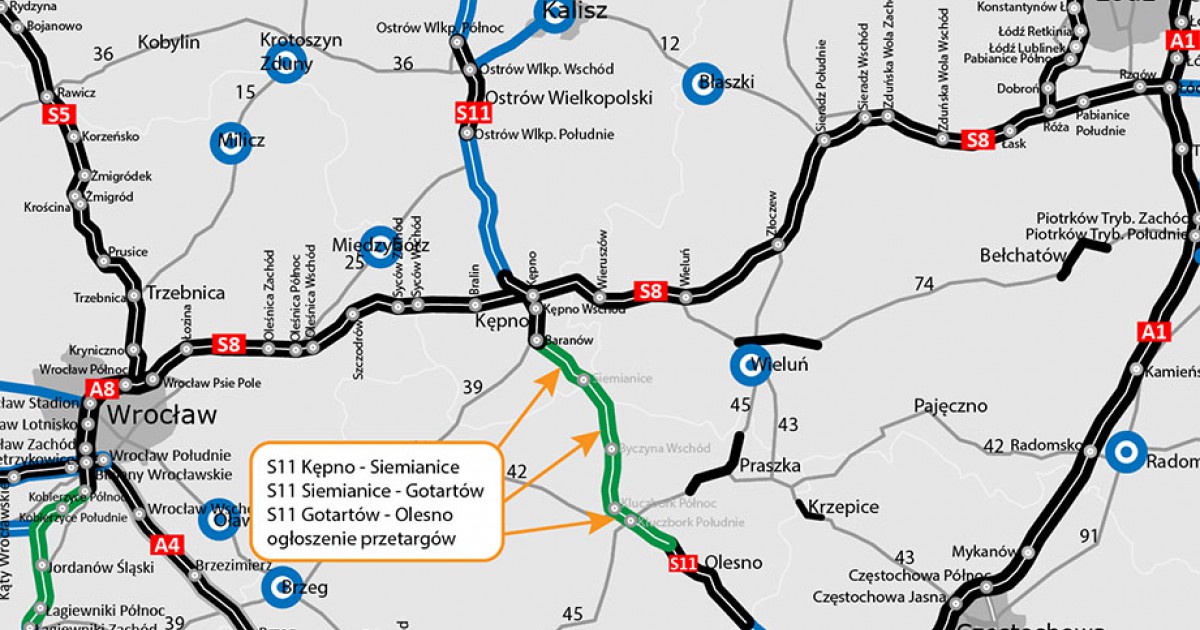 [Wielkopolskie] Kolejny drogowy przetarg na trasę ekspresową - Projekt ...